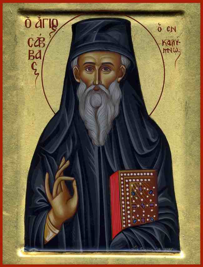 Il Santo del giorno 5 dicembre: San Saba Archimandrita