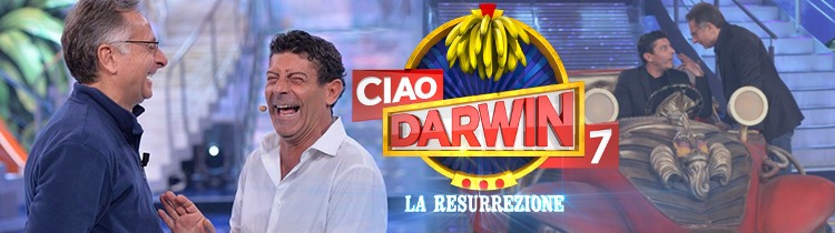 CIAO DARWIN 7, SETTIMA PUNTATA 29 APRILE 2016: STREAMING VIDEO, GIOVANI CONTRO MATURE