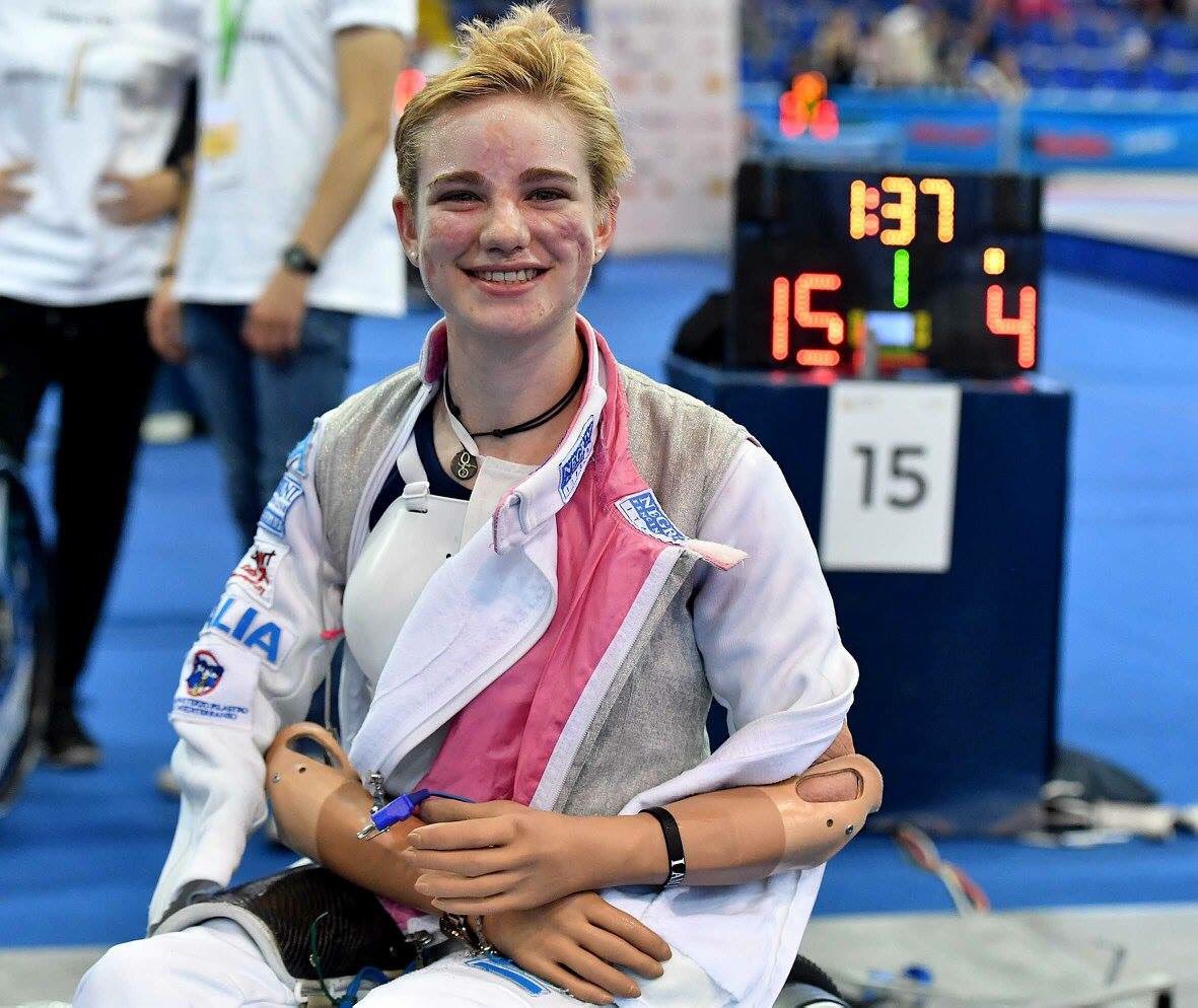 BEATRICE VIO, BEBE, CAMPIONESSA MONDIALE PARALIMPICA