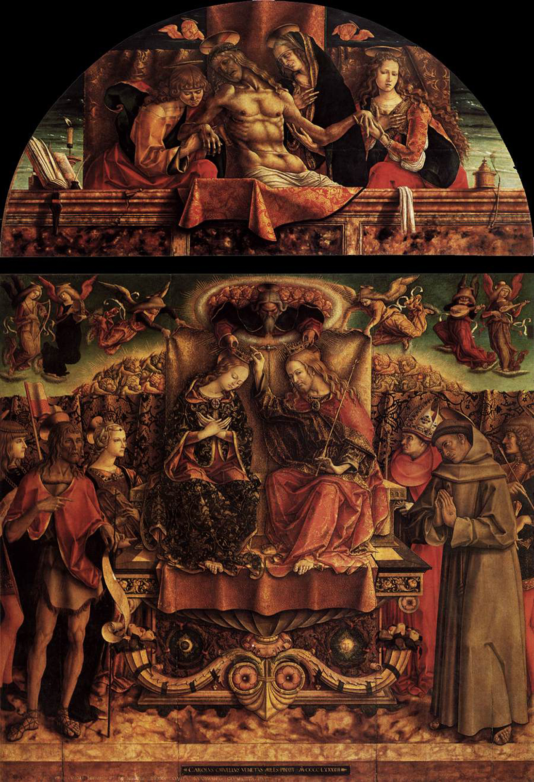CARLO CRIVELLI, PITTORE ITALIANO DEL XV SECOLO