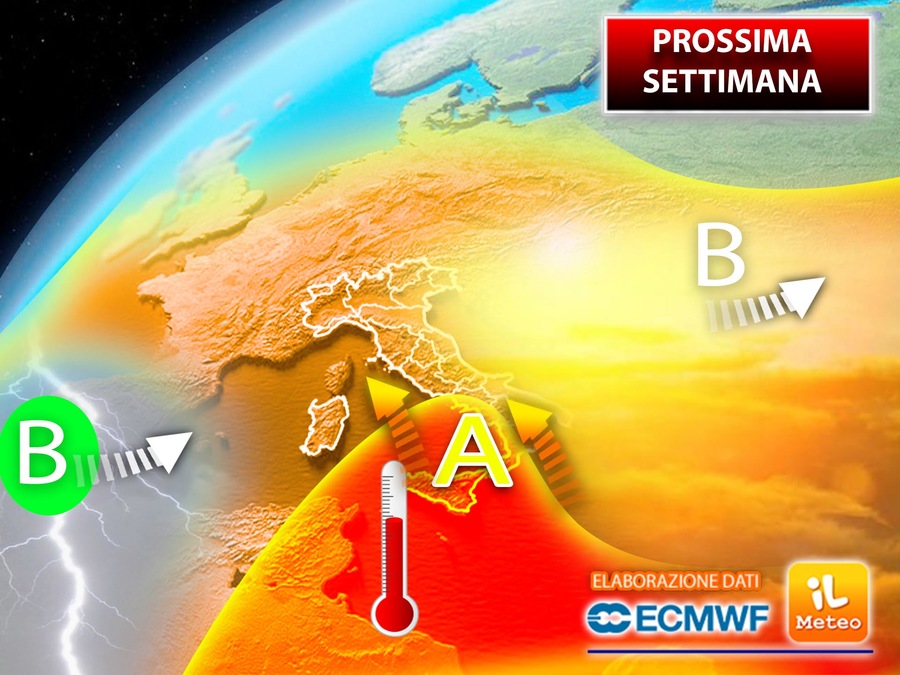 METEO - PREVISIONI PER LA PROSSIMA SETTIMANA DAL 26 APRILE AL 1° MAGGIO 2022
