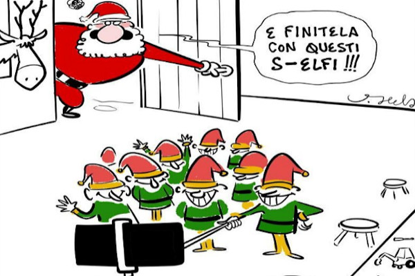 VIGNETTE SU BABBO NATALE E...