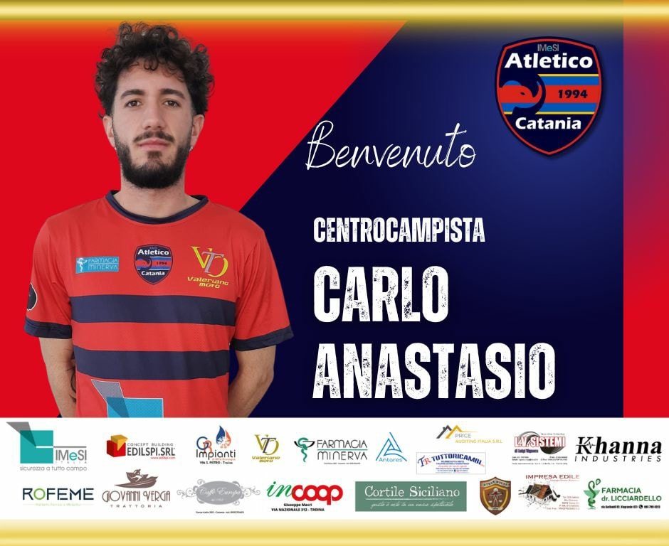 Imesi Atl. Catania 1994, tesserati Anastasio, Leonardi e Russo