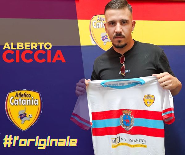 Atletico Catania, preso il difensore centrale Alberto Ciccia