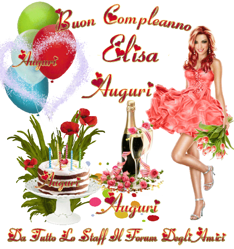 TANTISSIMI AUGURI ELISA