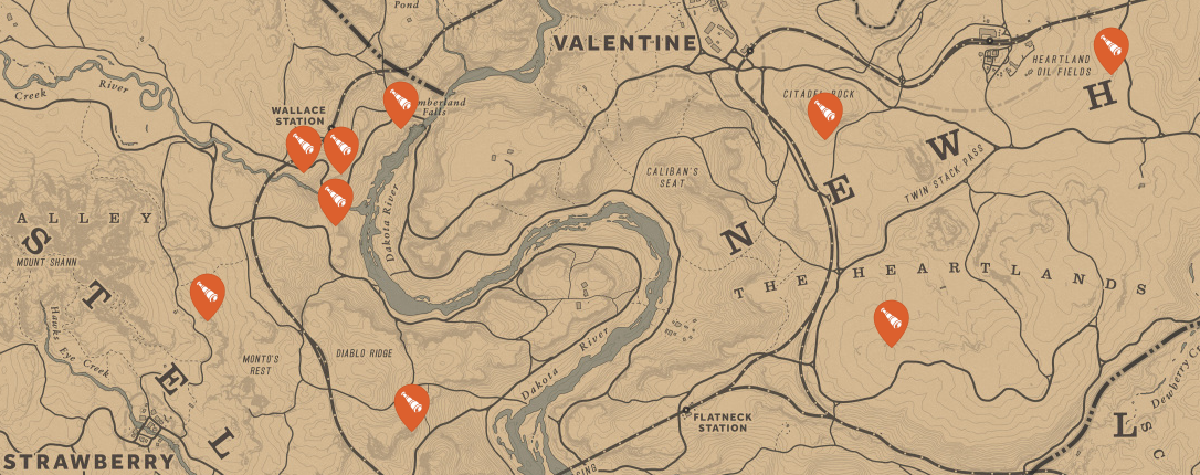 Red Dead Redemption 2 - Guida alla mappa da collezionista