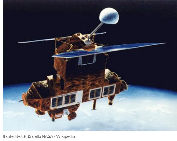 Dove è avvenuto il rientro di ERBS oggi, il satellite della NASA in ...