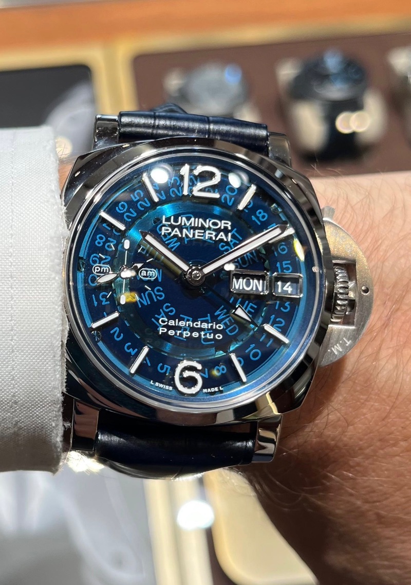 Panerai Luminor Perpetual Calendar GMT Platinumtech Pam01575 1575