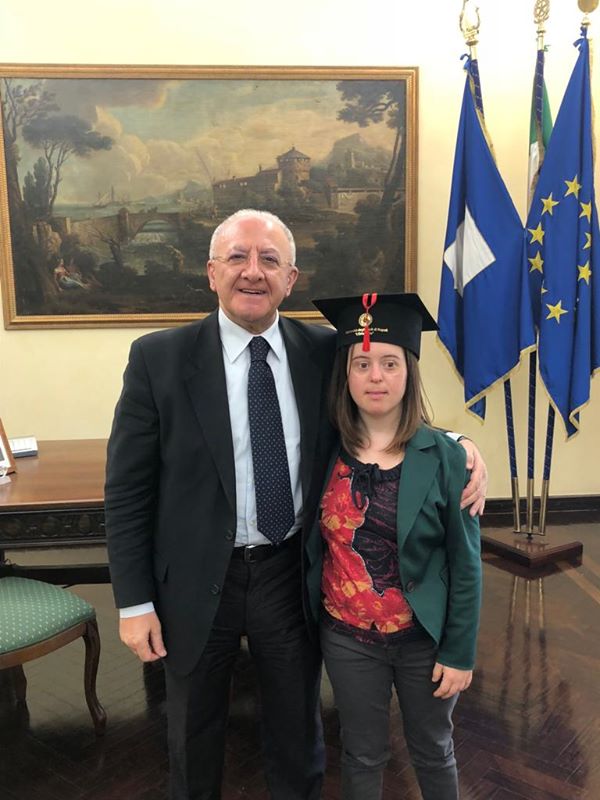 Napoli:Giulia Sauro 33 anni una ragazza straordinaria