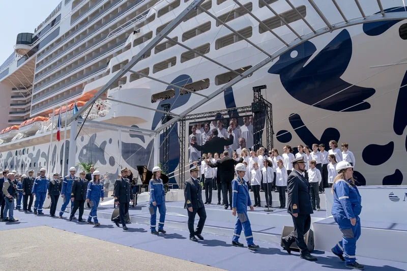 CHANTIER DE L'ATLANTIQUE:CONSEGNATA UFFICIALMENTE LA NAVE MSC EURIBIA