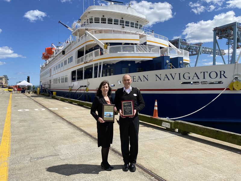 BOSTON:SCALO INAUGURALE DELLA NAVE OCEAN NAVIGATOR