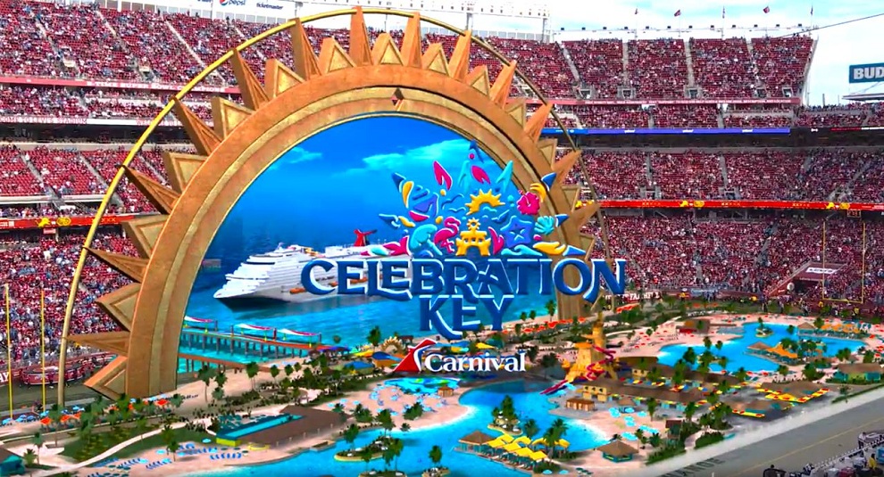 SAN FRANCISCO-CA:CARNIVAL TRASFORMA IL LEVIS STADIUM IN CELEBRATION KEY ...