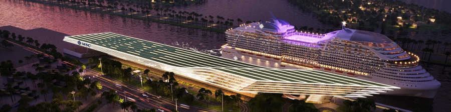 MIAMI: MSC SVELA DETTAGLI DEL NUOVO TERMINAL IN COSTRUZIONE