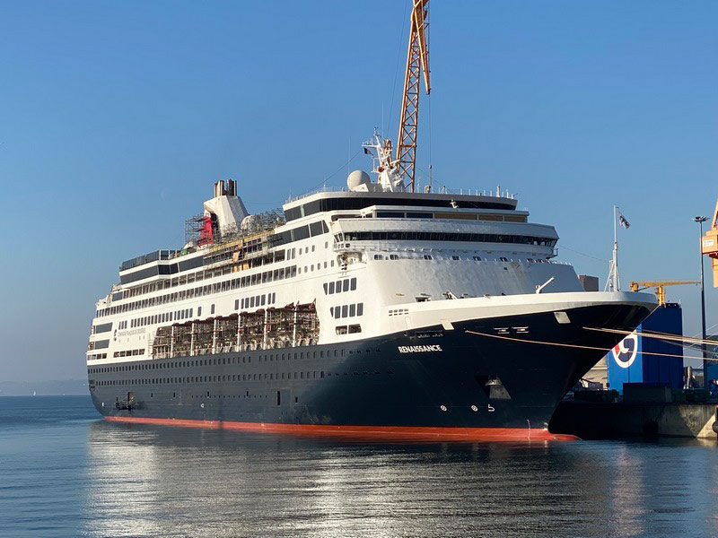 BREST-FRANCIA: LE FOTO DEL RINNOVAMENTO DELLA NAVE RENAISSANCE PER CFC