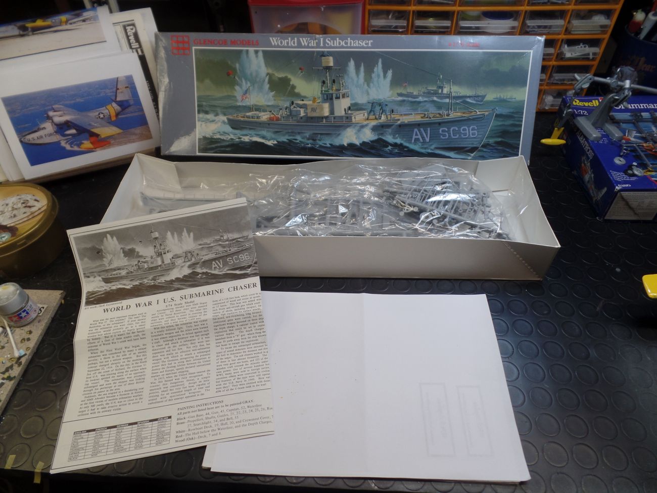 SC-1-class submarine chaser; GLENCOE MODELS 1/74