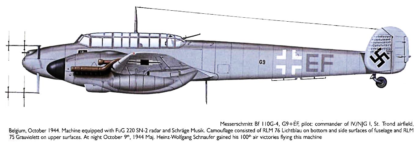 bf 110 G4 Heinz-Wolfgang Schnaufer -FINITO-