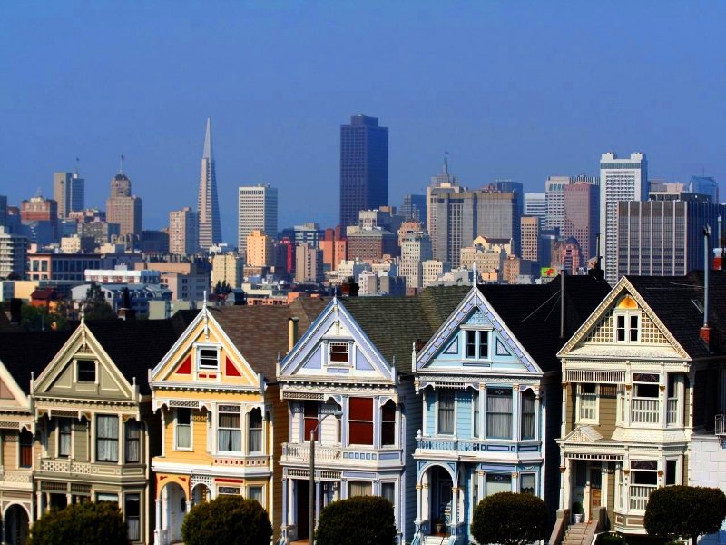 California: Le Painted Ladies di San Francisco, le case colorate