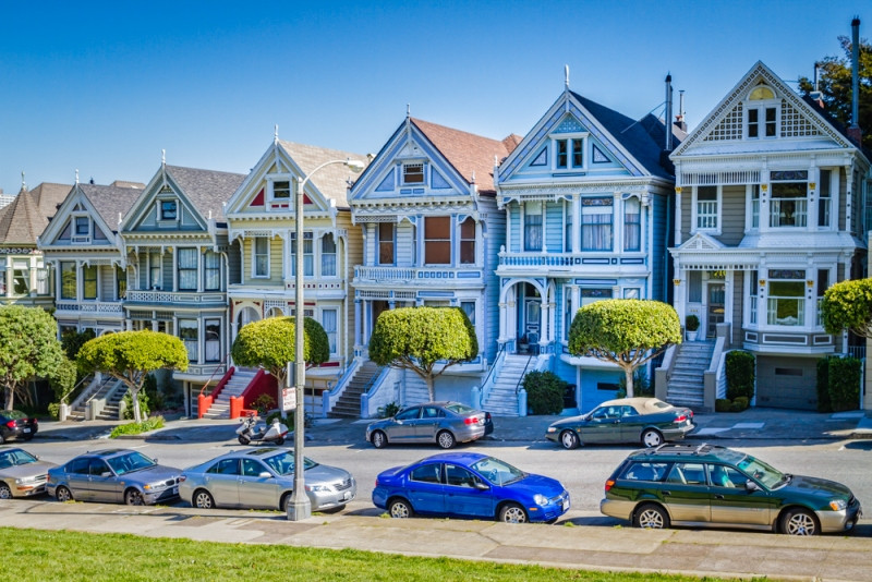 California: Le Painted Ladies di San Francisco, le case colorate
