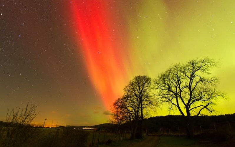 L'aurora polare,o aurora boreale o australe, una meraviglia dell'universo