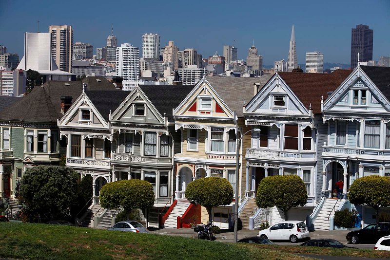 California: Le Painted Ladies di San Francisco, le case colorate