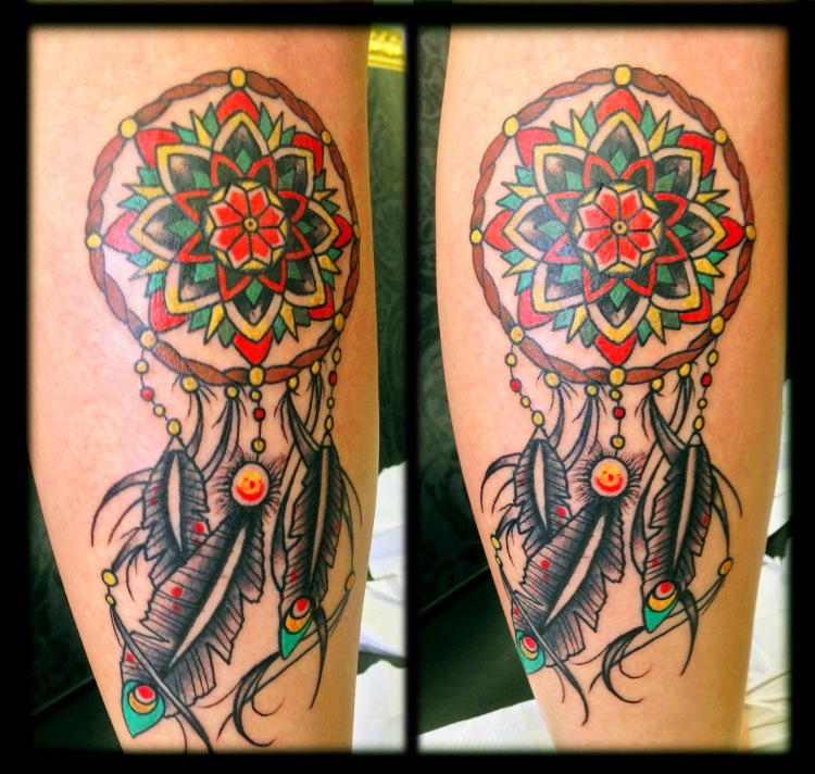 TATUAGGI BELLISSIMI INDIANI: DREAM CATCHER ACCHIAPPASOGNI, SIMBOLOGIA E ...