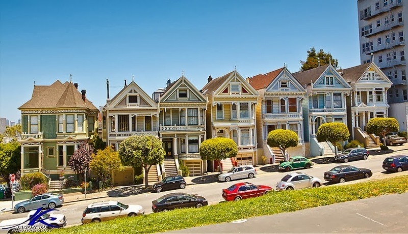 California: Le Painted Ladies di San Francisco, le case colorate