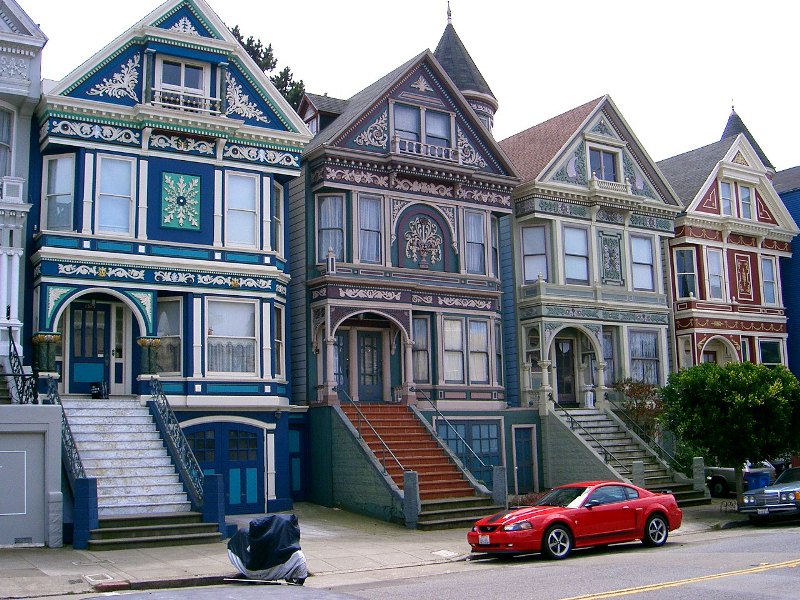 California: Le Painted Ladies di San Francisco, le case colorate