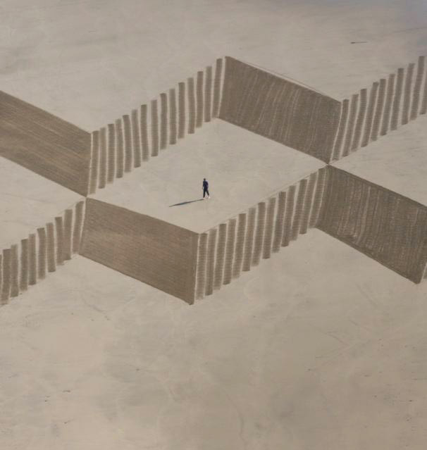 DISEGNI SULLA SABBIA: I CAPOLAVORI DI JAMIE WARDLEY (FOTO E VIDEO)