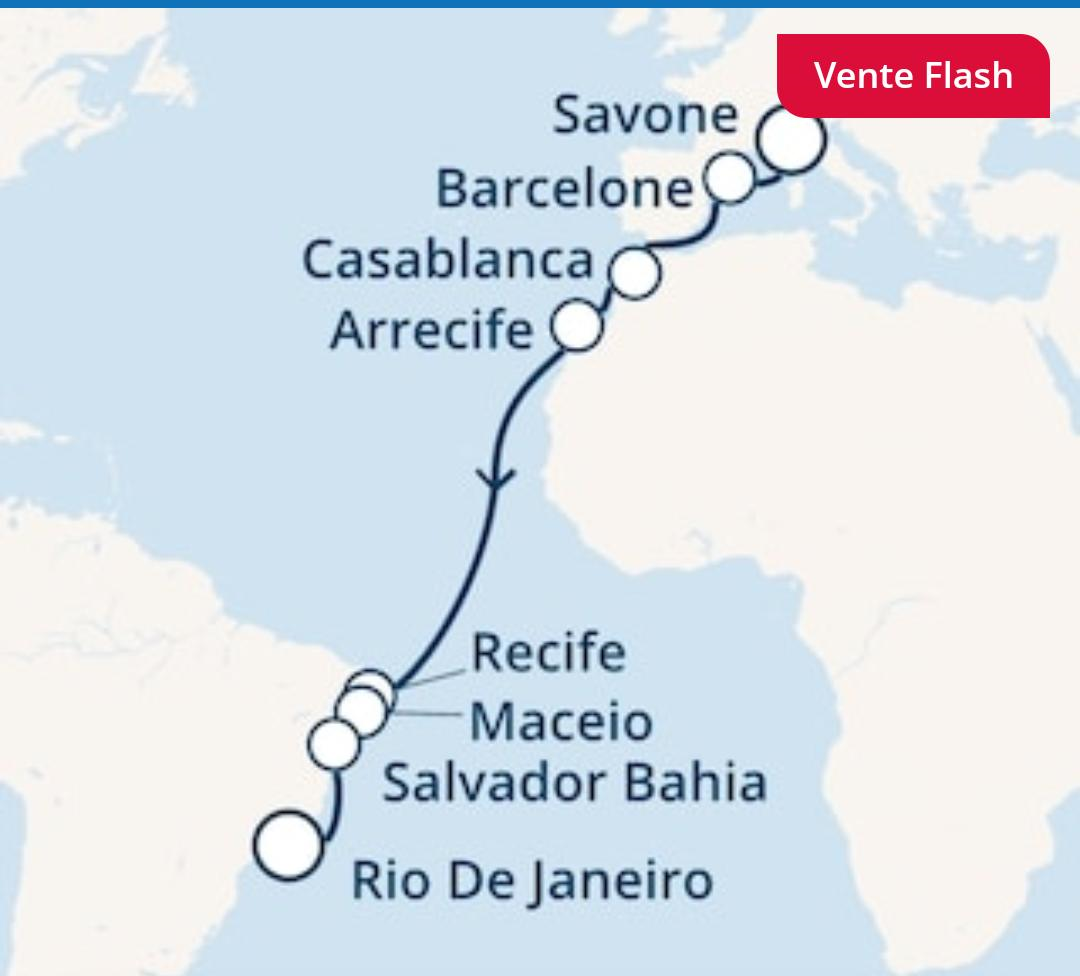 Last Minute Crociera Transoceanica dal 25/11 al 10/12/2018 da euro 704 ...