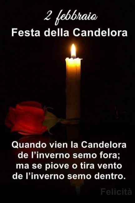 LA CANDELORA.. cosa è e cosa si festeggia.